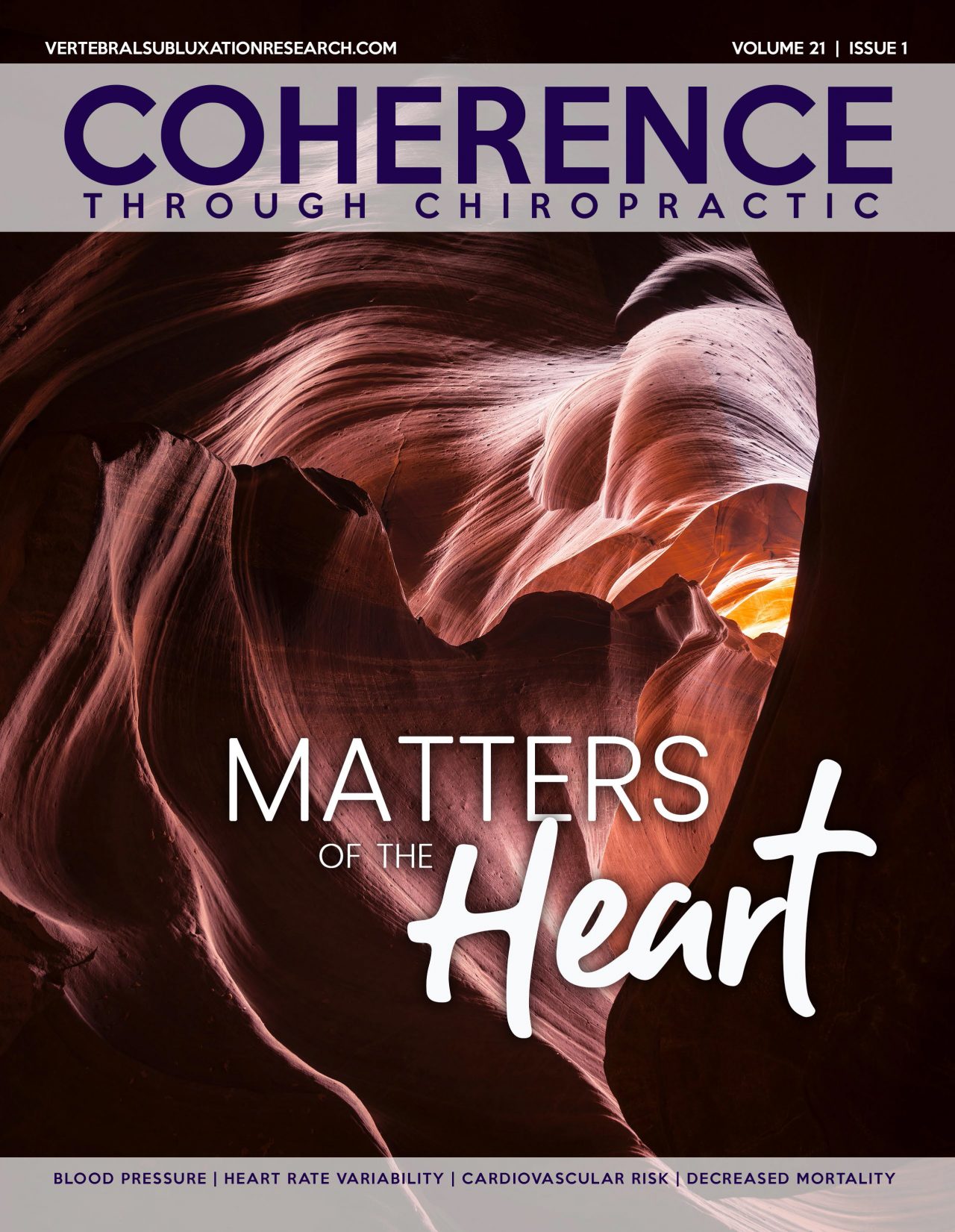 COHERENCE Print Version Volume 21 Issue 1 | Vertebral Subluxation Research